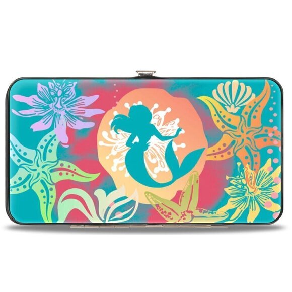 Disney | Bags | Disney The Little Mermaid Princess Ariel Hinged Wallet ...